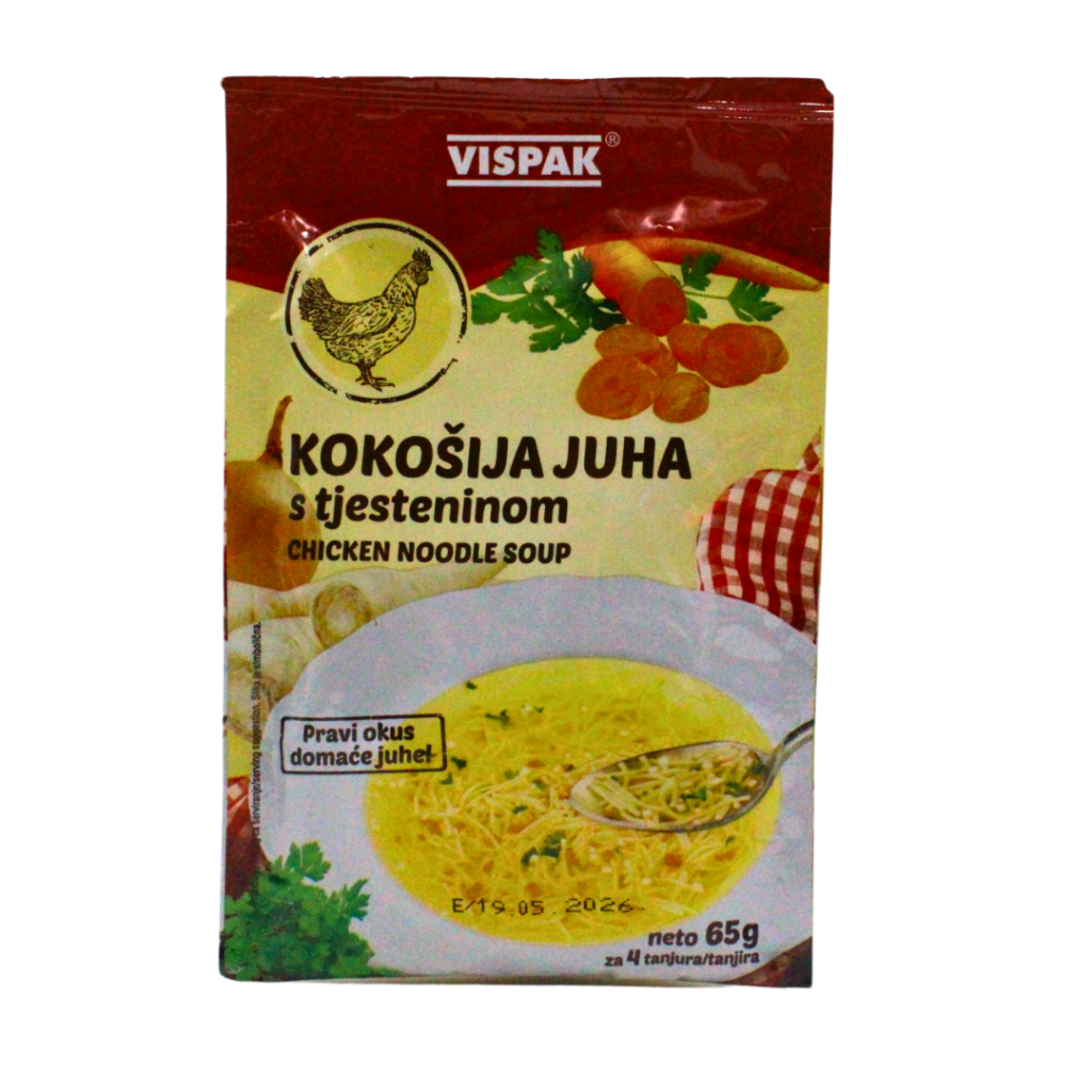Kokošija juha sa tjesteninom 65g Vispak - PointStore
