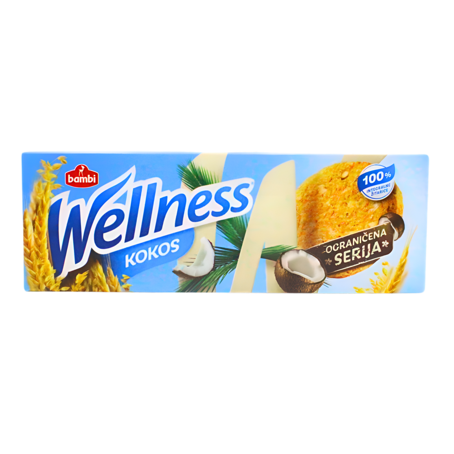 Wellness integralni keks- kokos ,125g Bambi - PointStore