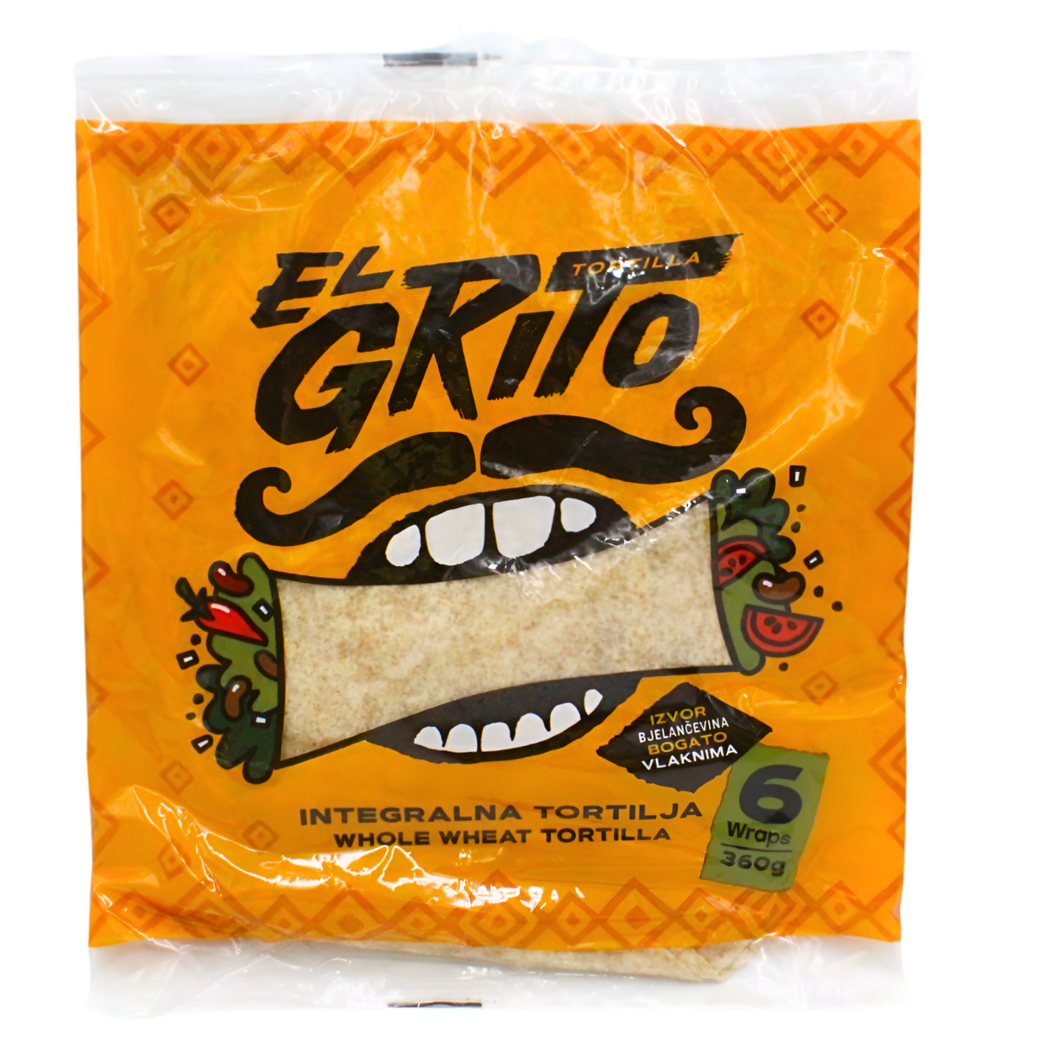 Tortilja integralna 6kom,360g El Grito - PointStore