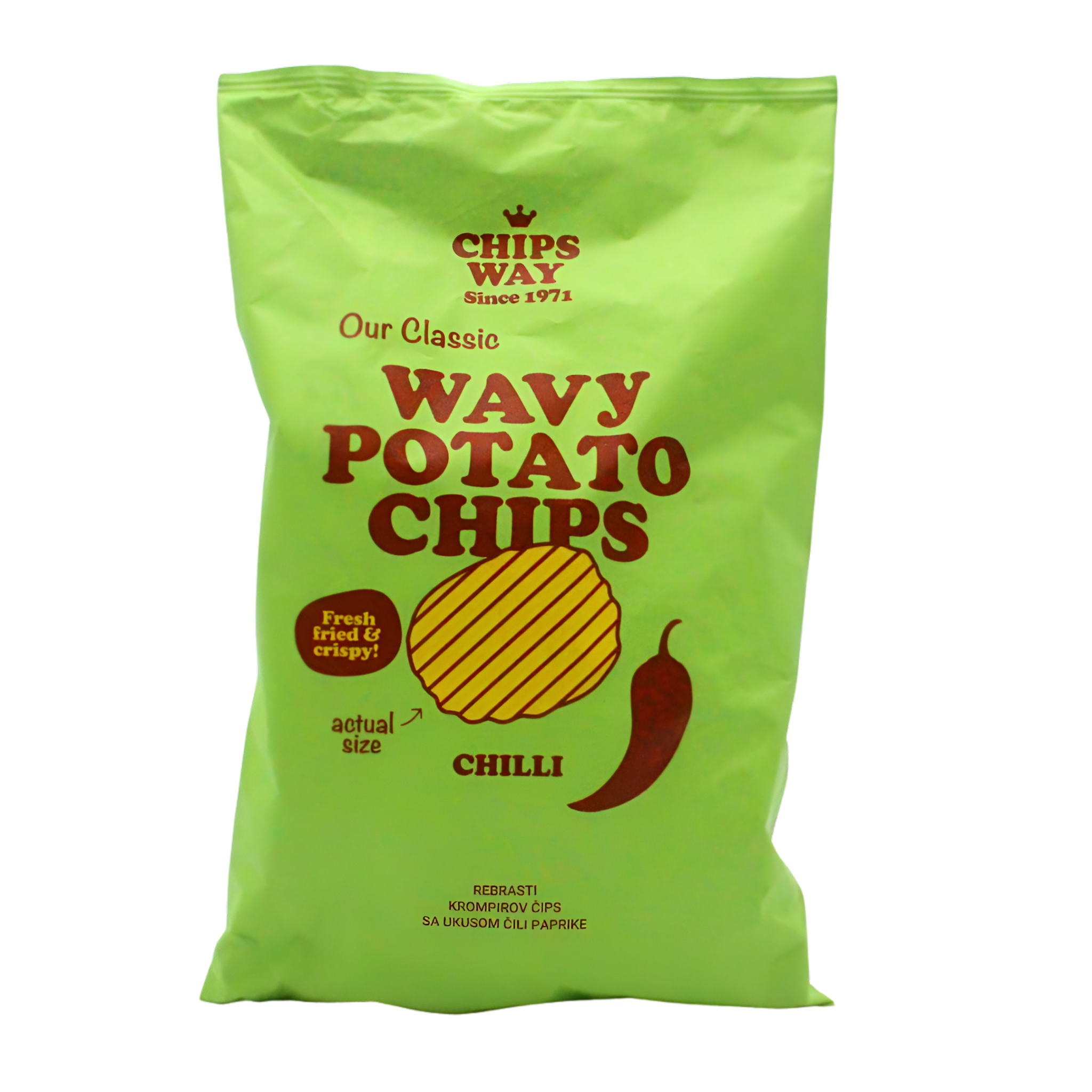 Čips rebrasti chilly 150g Chips way - PointStore